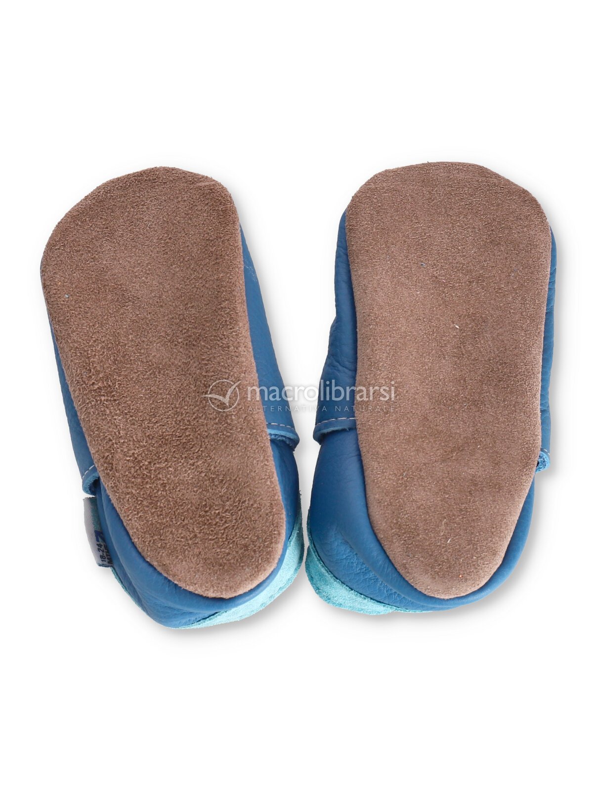 Babbucce Bimbo Inch Blue - Whale Blue di Inch Blue - Macrolibrarsi.it