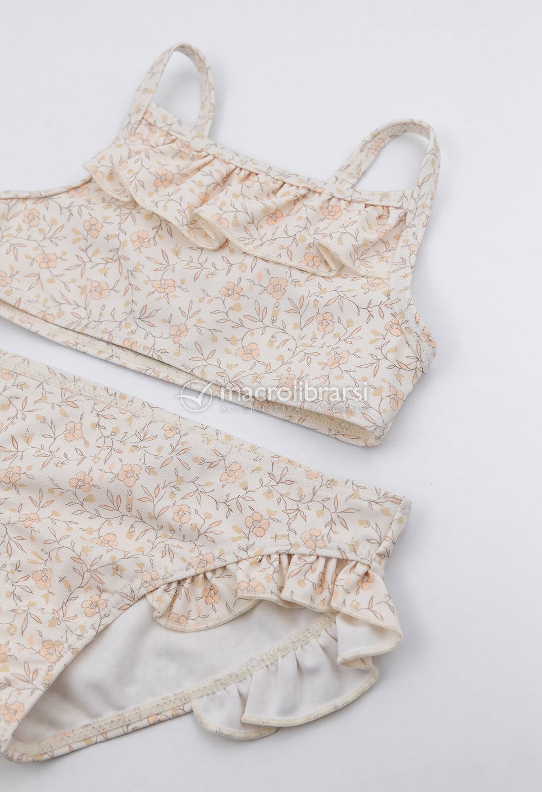 Bikini Bimba UV50+ - Flower Cream di Bamboom - Macrolibrarsi.it