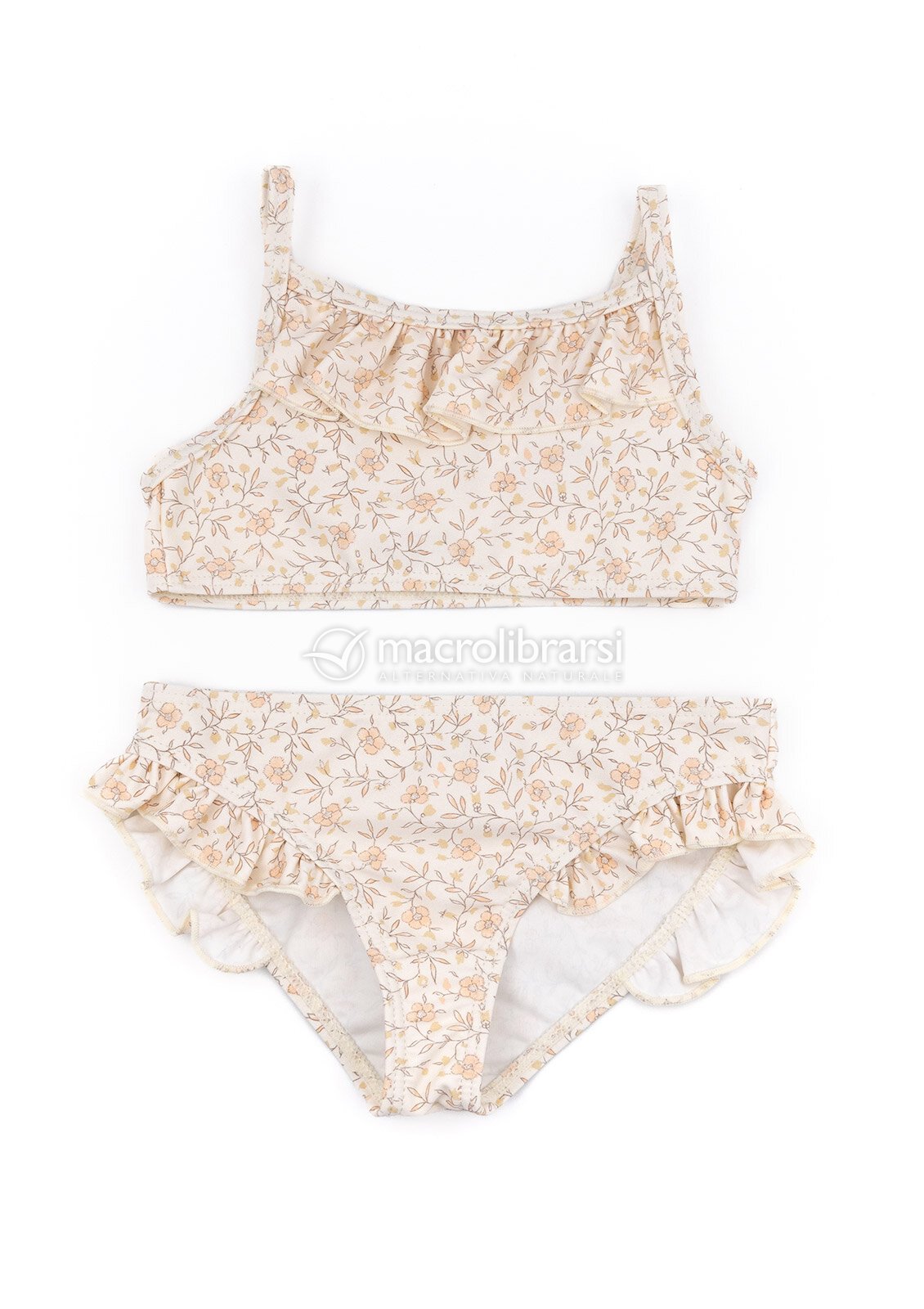 Bikini Bimba UV50+ - Flower Cream di Bamboom - Macrolibrarsi.it