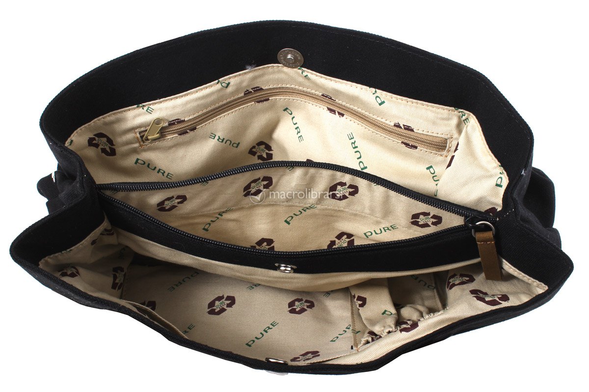 Borsa a Mano Media in Canapa e Cotone - Linea Classic di PURE ...