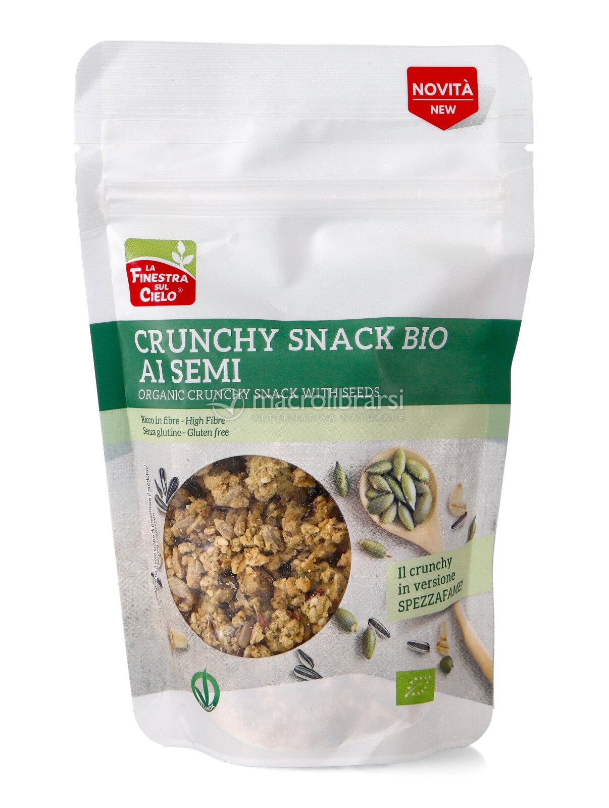 Crunchy Snack ai Semi di La Finestra sul Cielo - Macrolibrarsi.it