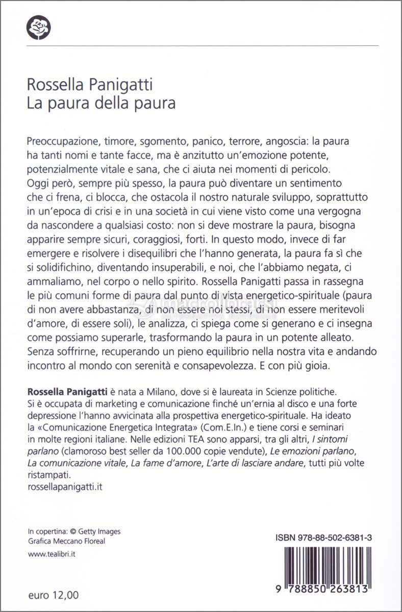 La Paura della Paura — Libro di Rossella Panigatti La Paura della Paura — Libro di Rossella Panigatti
