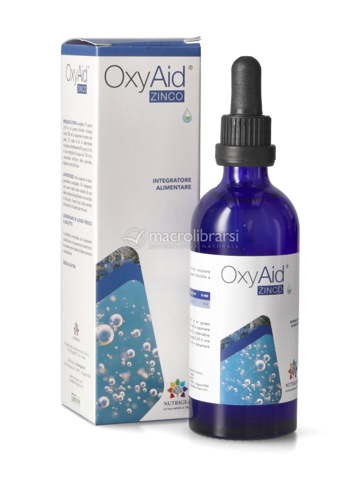 Oxyaid Zinco di Nutrigea - Macrolibrarsi.it