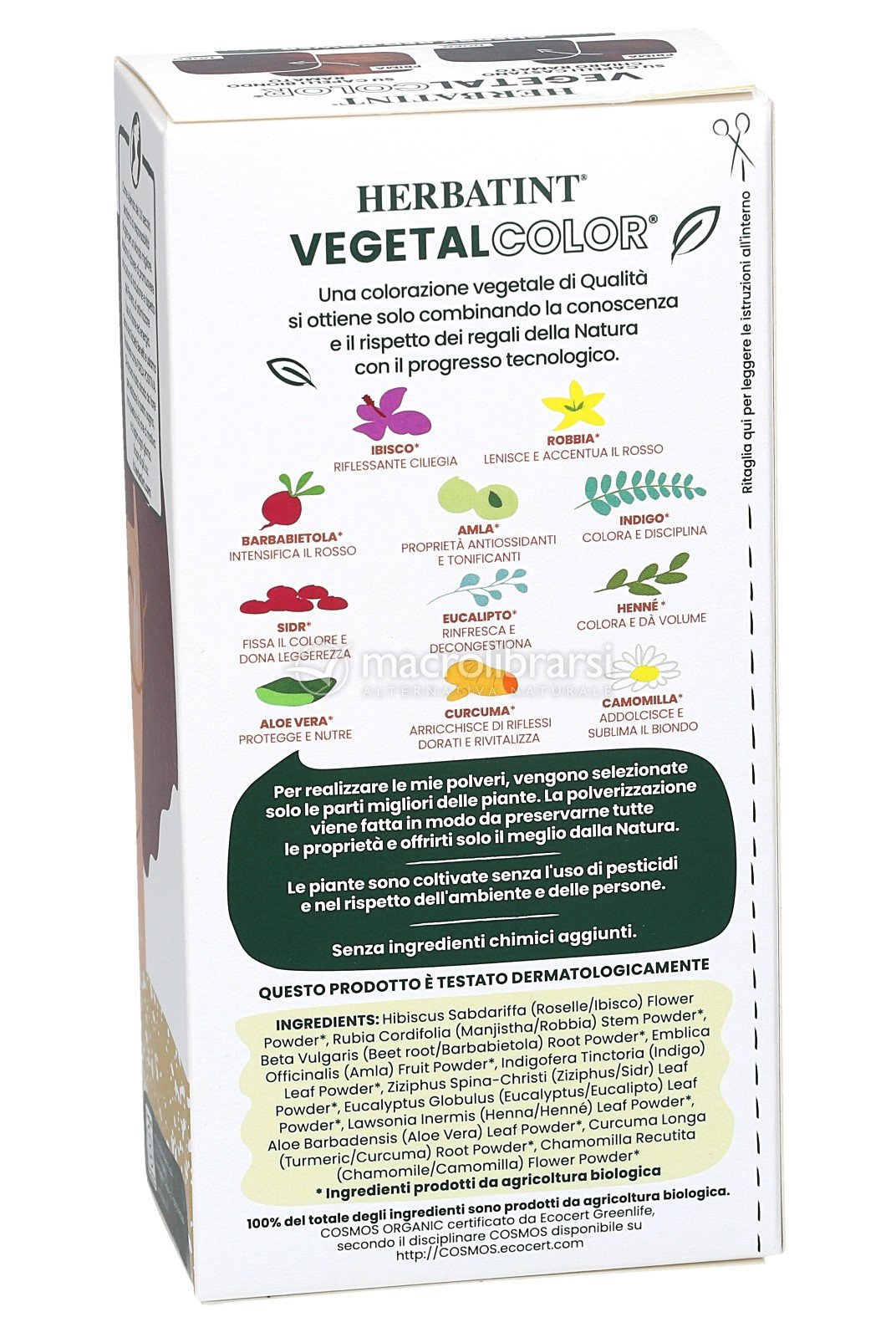 Vegetal Color - Colorante Naturale per capelli di Herbatint ...