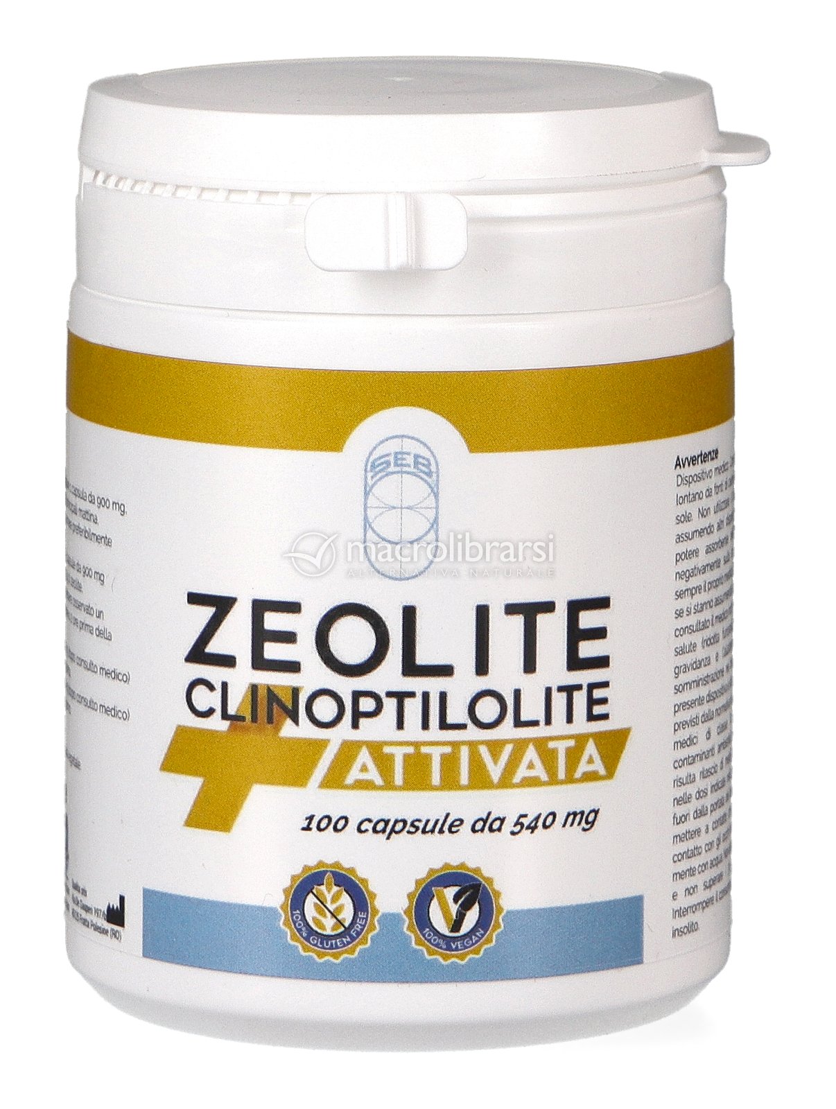 Zeolite Clinoptilolite Attivata - in Capsule di Punto Salute e ...